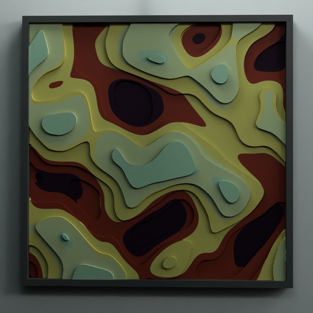 Abstract Art animated 4 3D model - TurboSquid 1843191