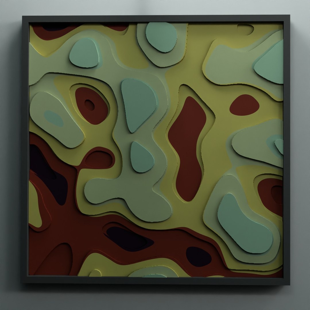 Abstract Art animated 4 3D model - TurboSquid 1843191