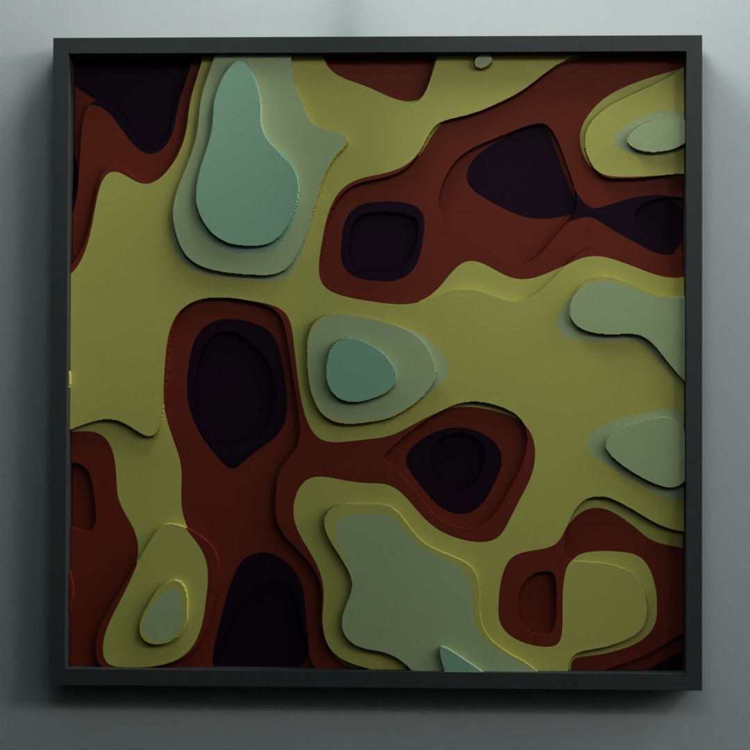 Abstract Art animated 4 3D model - TurboSquid 1843191