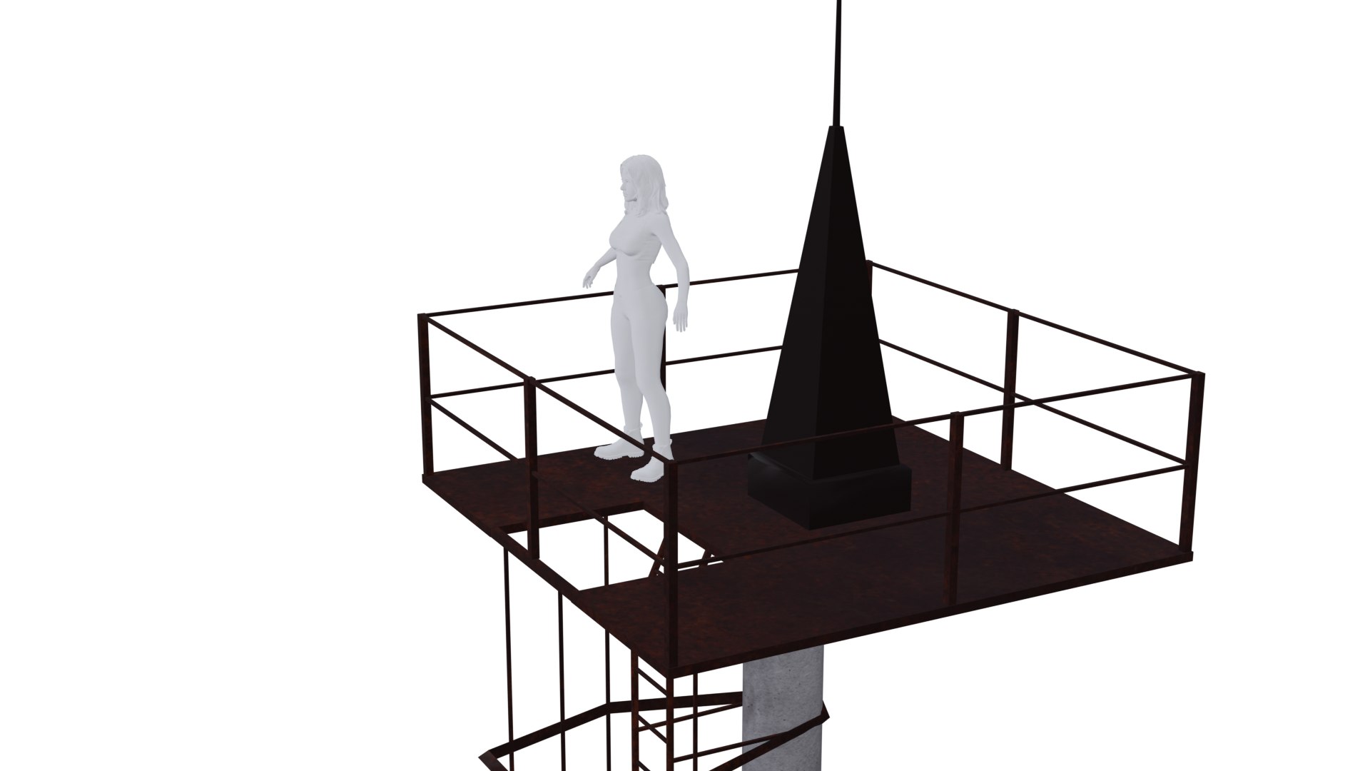 3D Tower Pbr Low Poly Model - TurboSquid 2220337