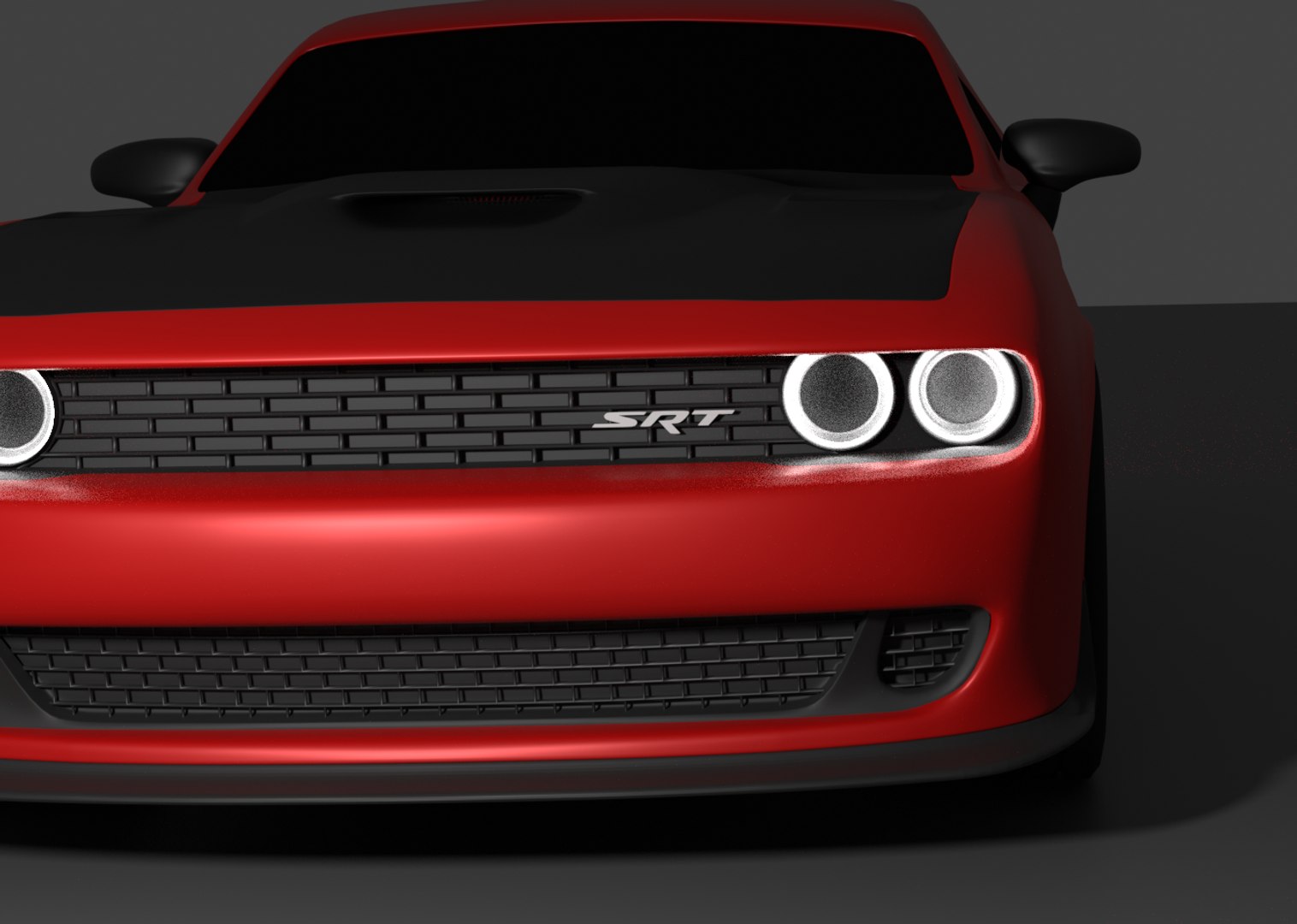 3D Dodge Srt Hellcat - TurboSquid 1668630