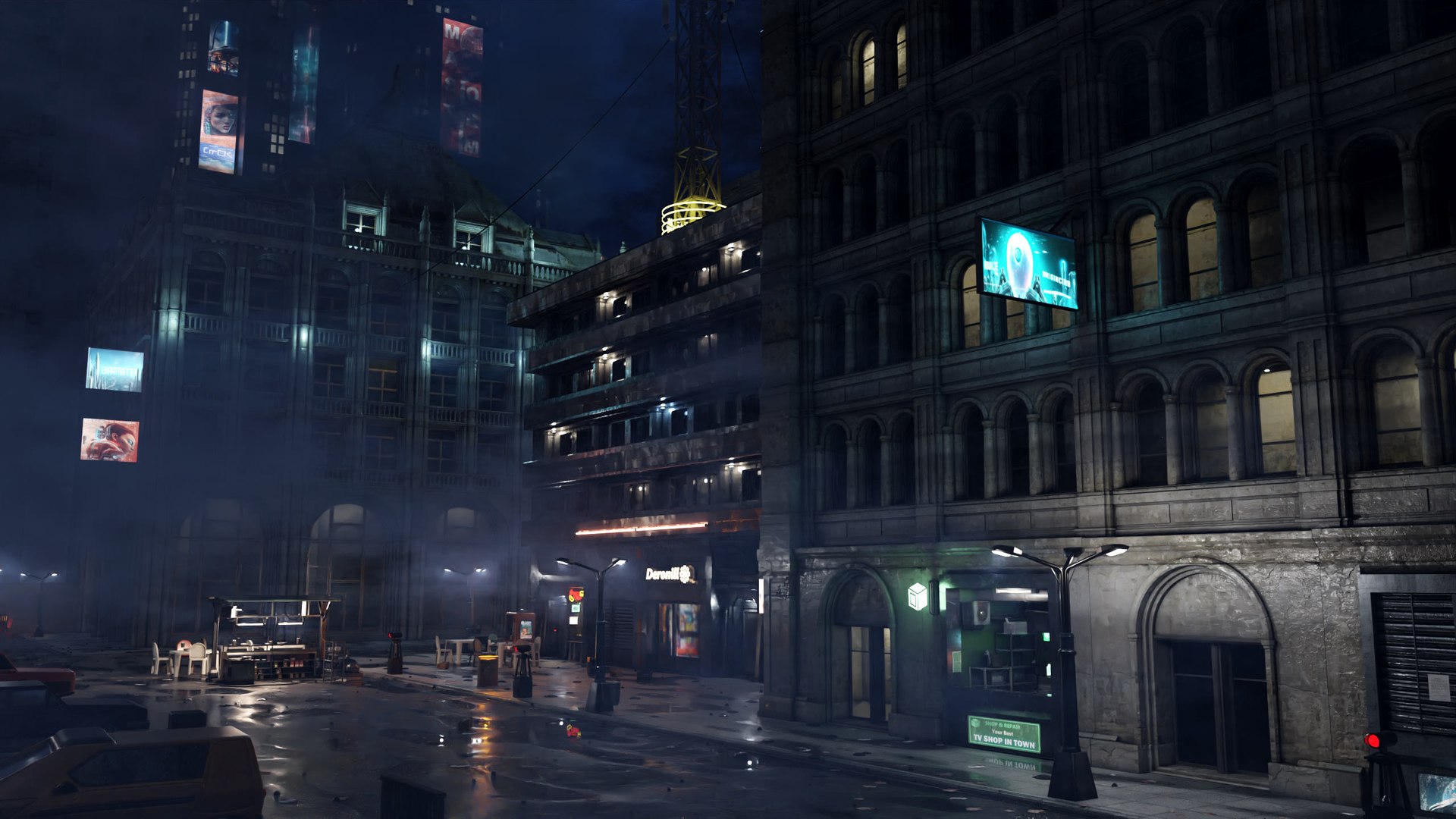 ULTRA Detailled Cyberpunk City Street Scene - Huge Map - Blender ...