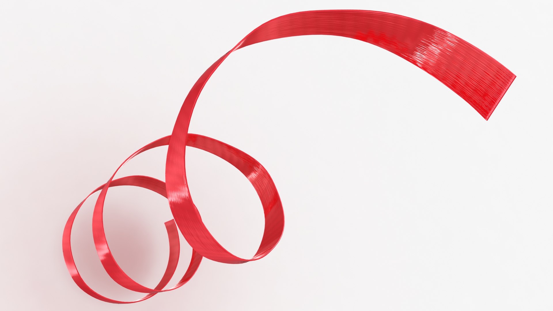 Curly ribbon 02 3D model - TurboSquid 1648708