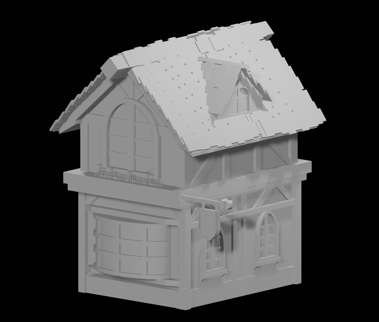 Small Fantasy House 3D Model - TurboSquid 1919468