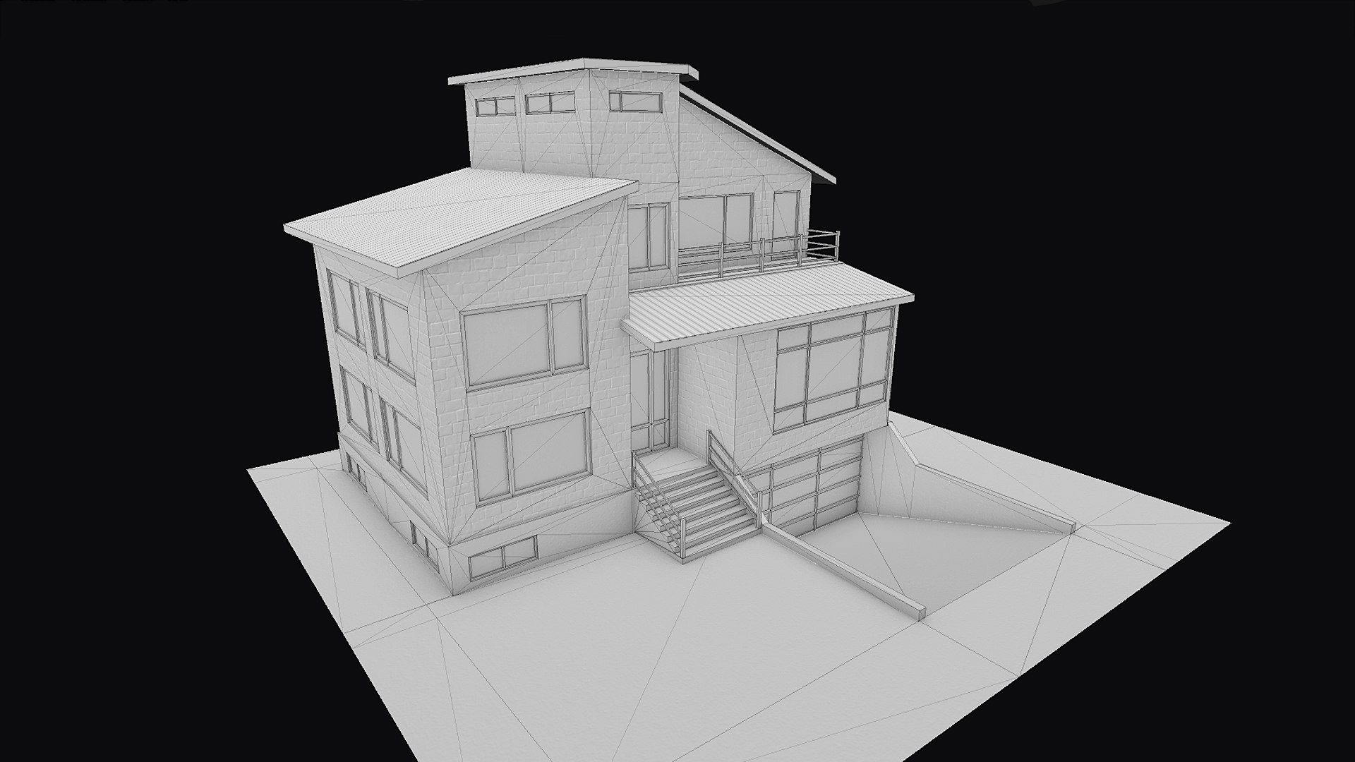 3D model Cartoon house v4 - TurboSquid 1831510