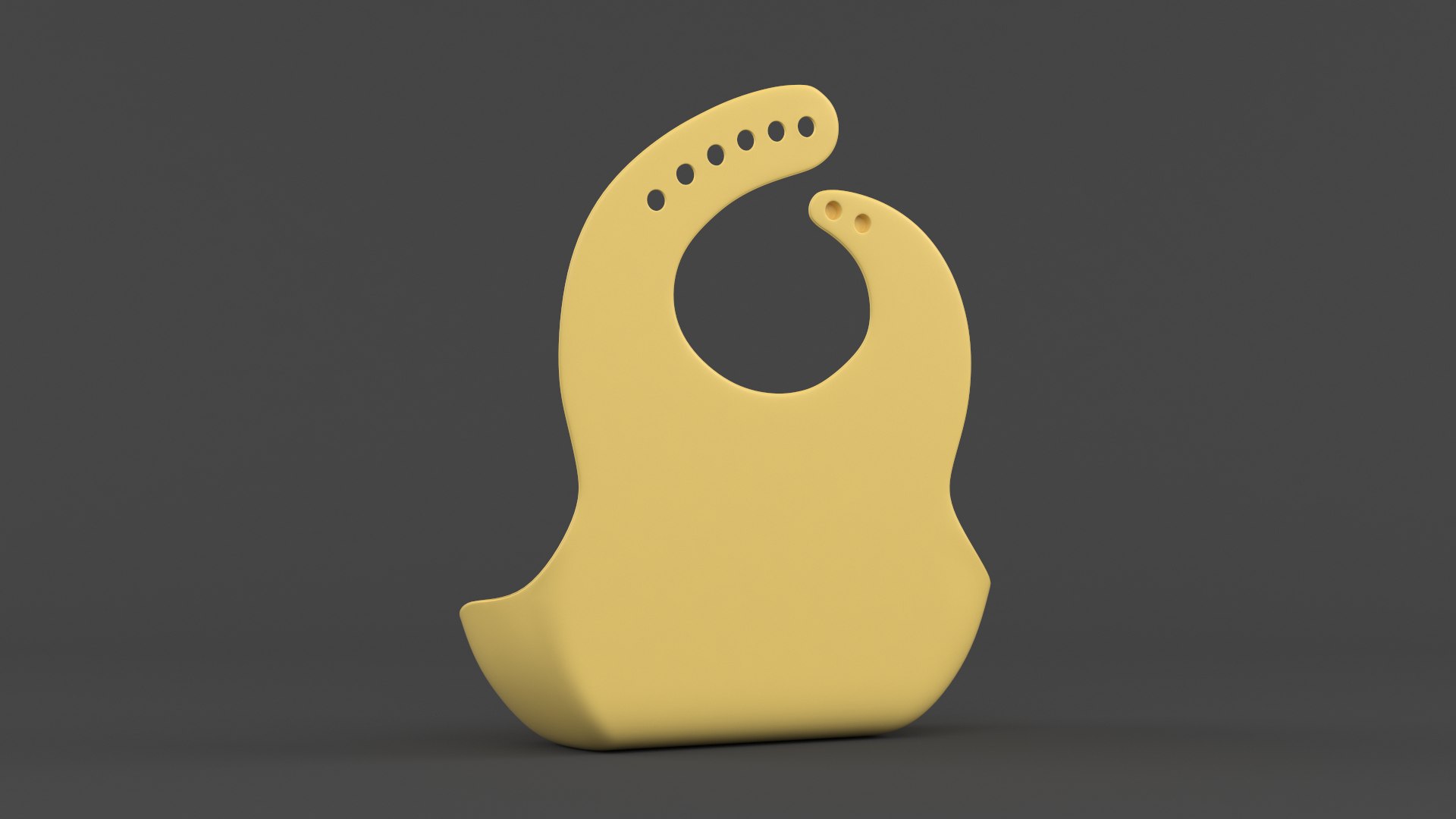 3D Silicone Bib - TurboSquid 1924909