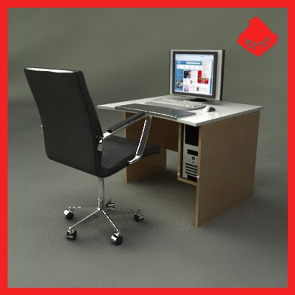 office desk 3d model