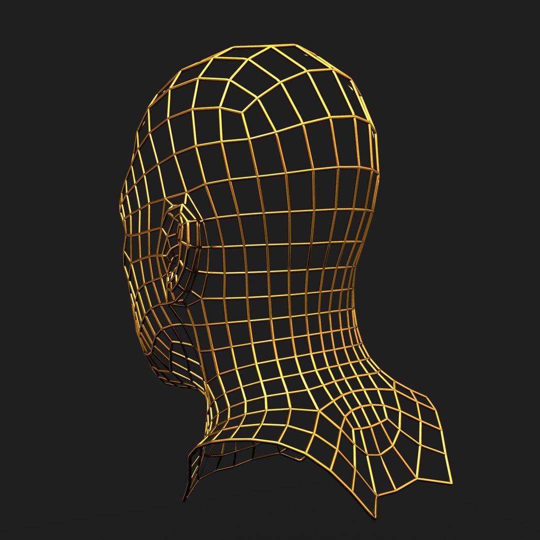 Ma Wireframe Face Wire