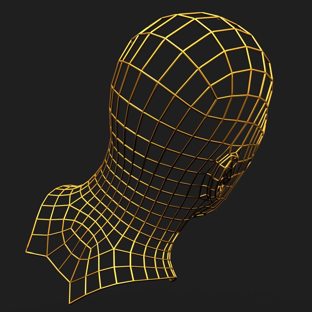 Ma Wireframe Face Wire