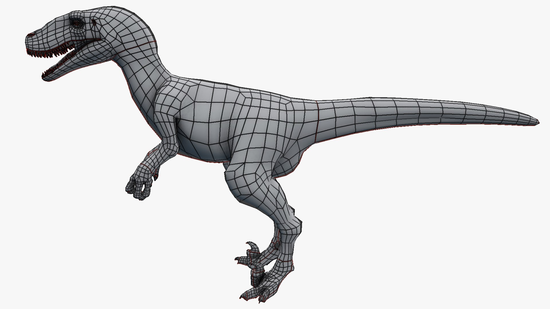 Raptor Utahraptor Model - TurboSquid 1538500