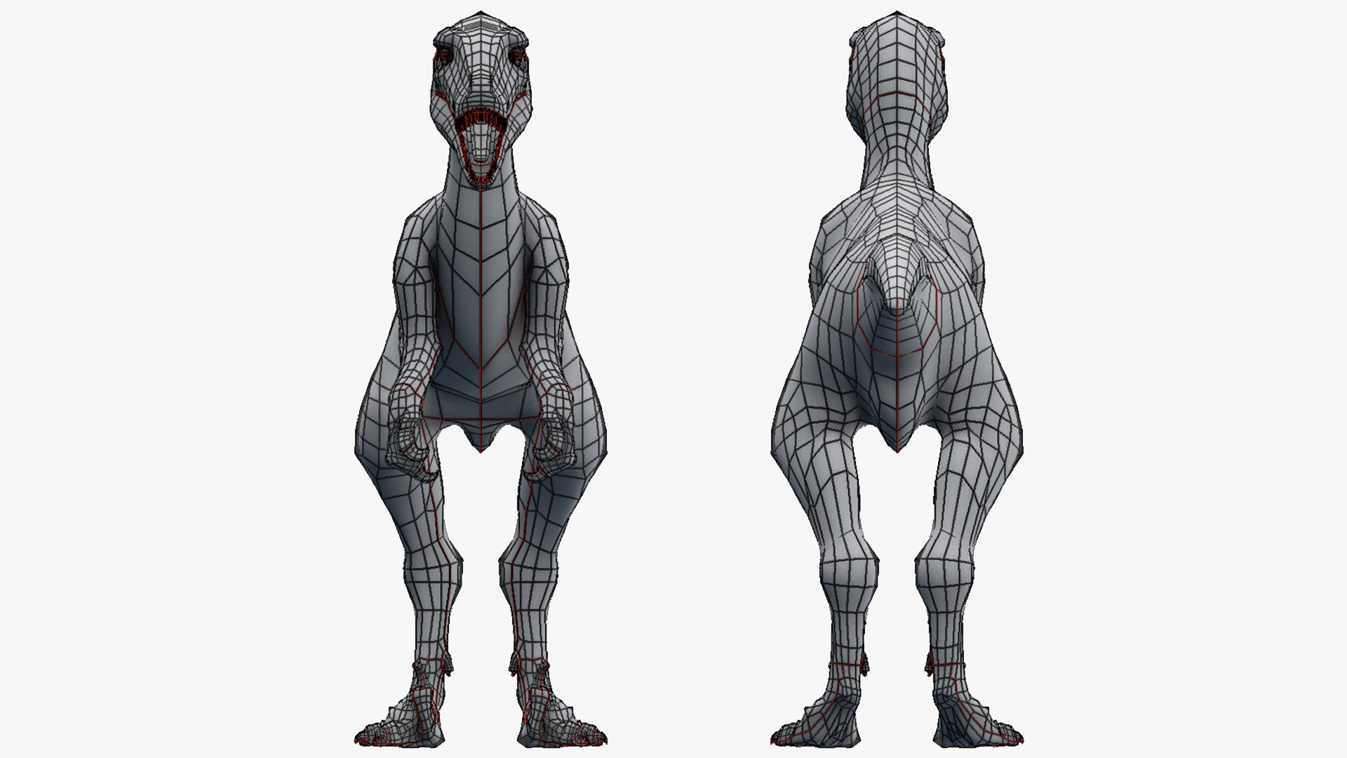 Raptor Utahraptor Model - TurboSquid 1538500