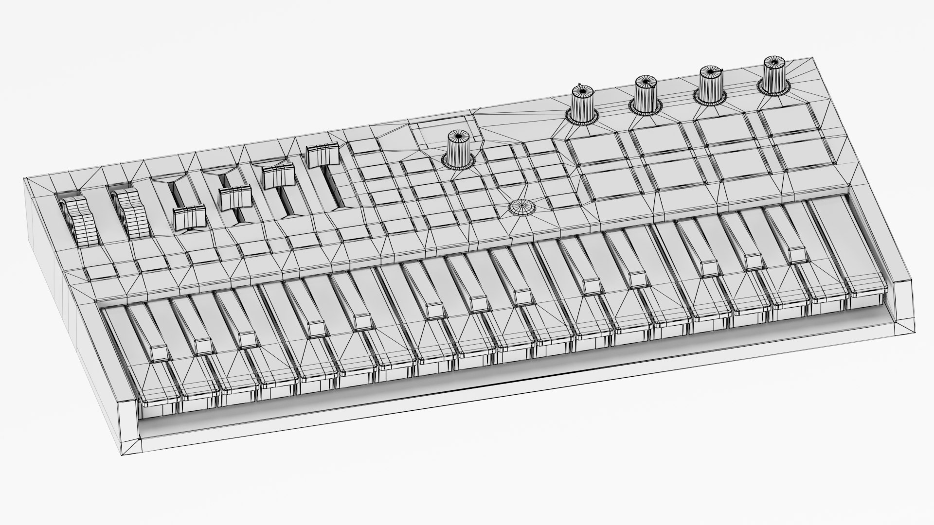 3D Model Midi Keyboard M-Audio Oxygen Pro Mini - TurboSquid 1898457