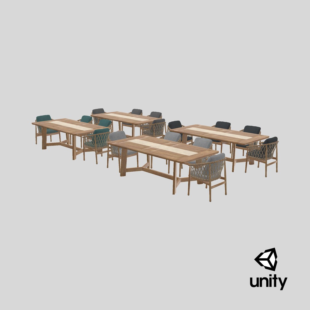 Dining Table 3D - TurboSquid 1652462