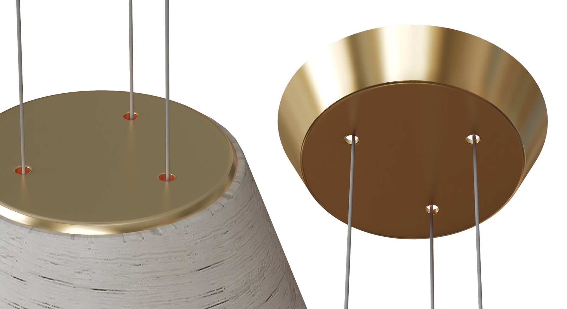 3D Model Karam Tapered Medium Pendant - TurboSquid 2190222