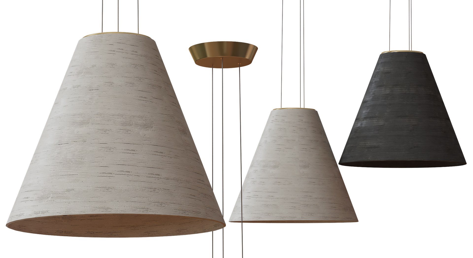 3D Model Karam Tapered Medium Pendant - TurboSquid 2190222