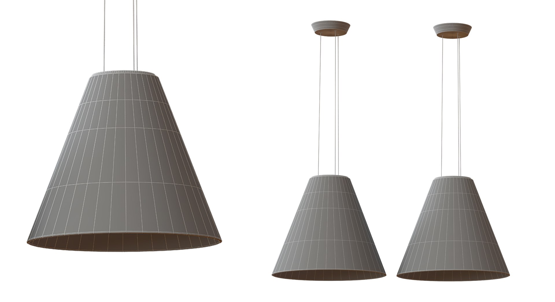 3D Model Karam Tapered Medium Pendant - TurboSquid 2190222