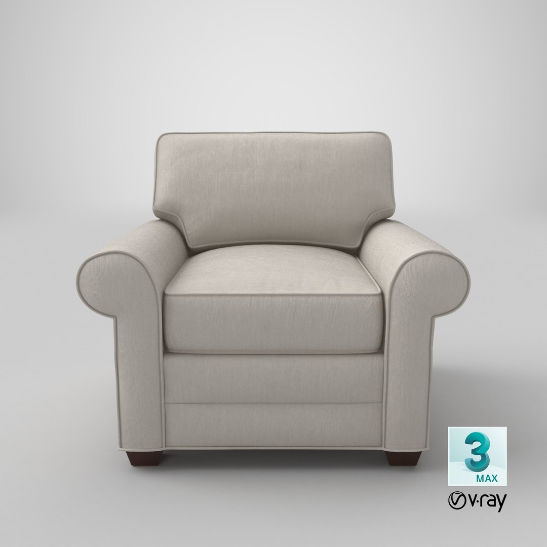 Traditional arm chair 3D model - TurboSquid 1239609