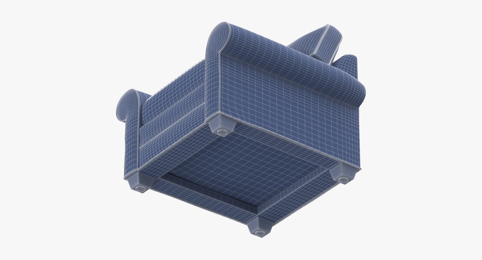 Traditional Arm Chair 3D Model - TurboSquid 1239609