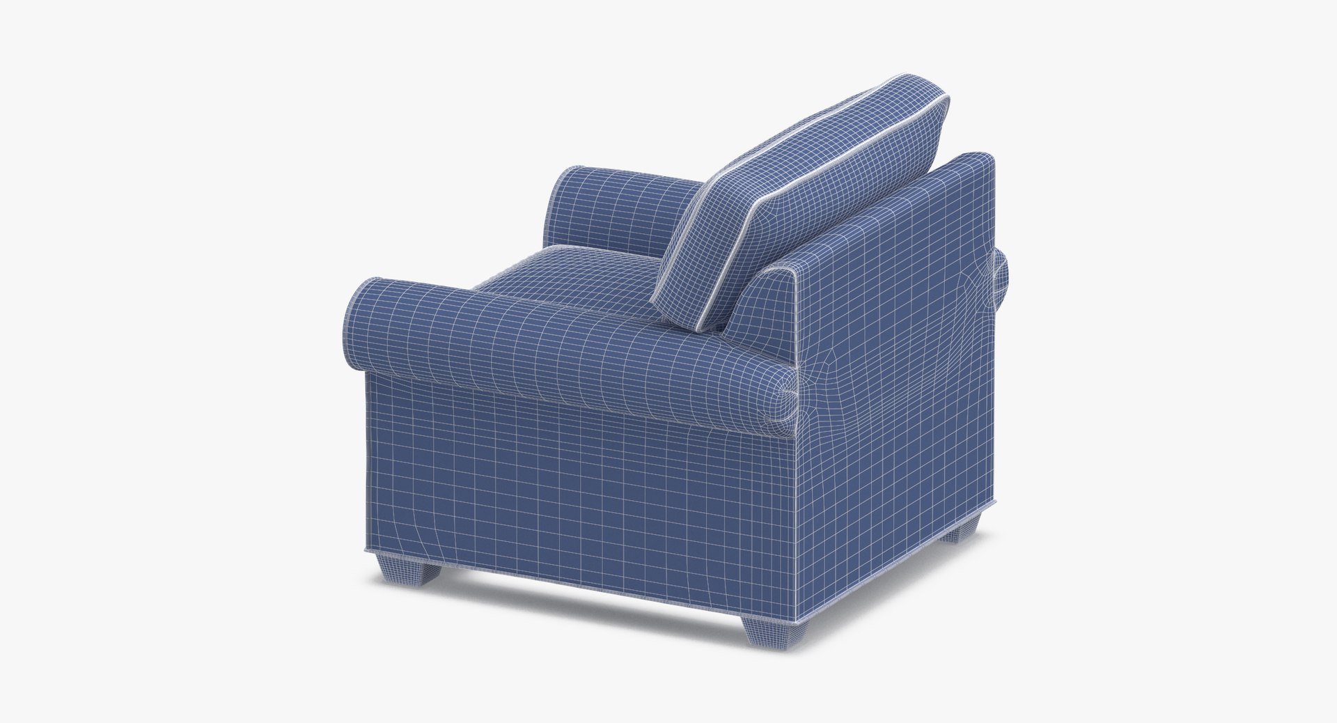Traditional Arm Chair 3D Model - TurboSquid 1239609
