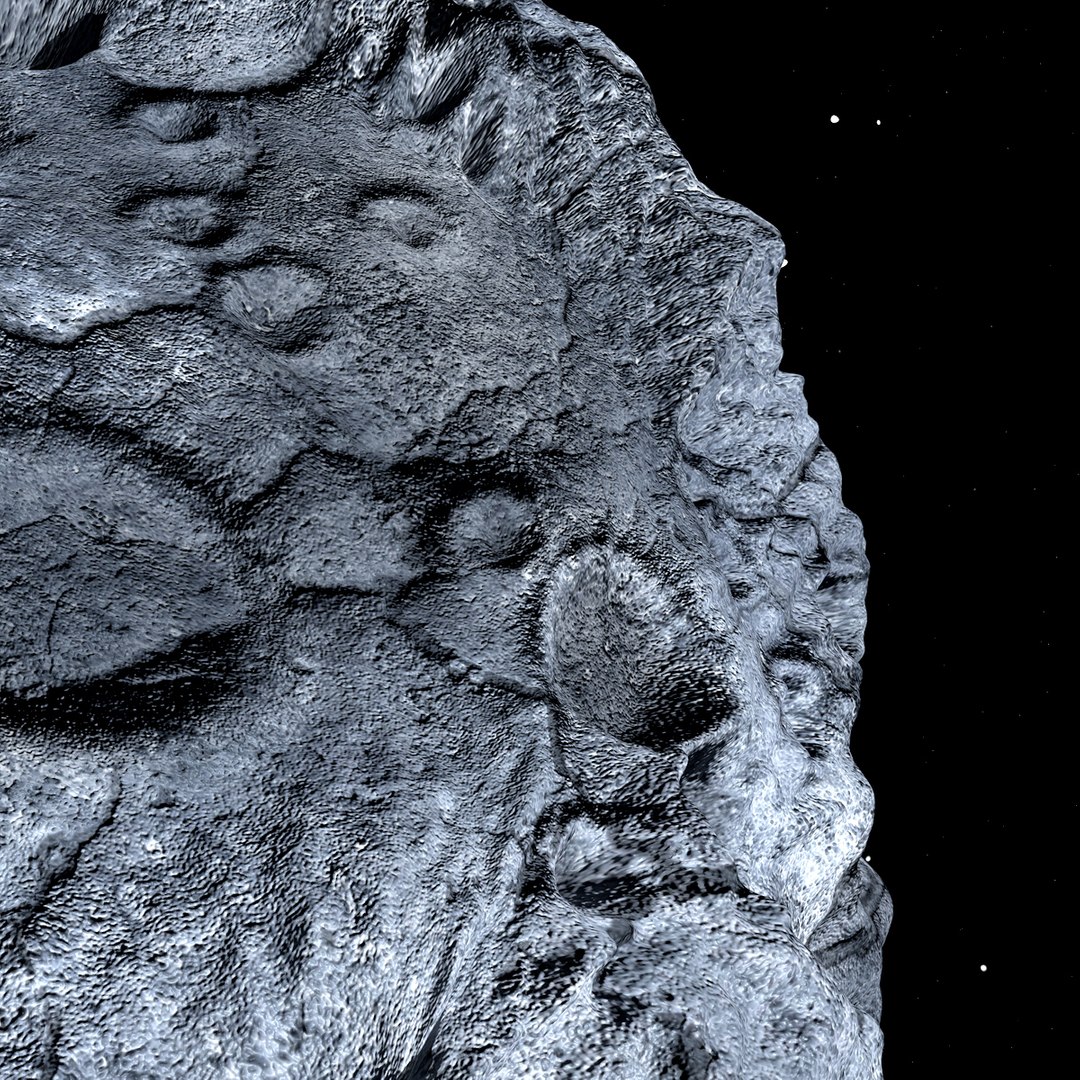 Modeled Asteroid 3d Model