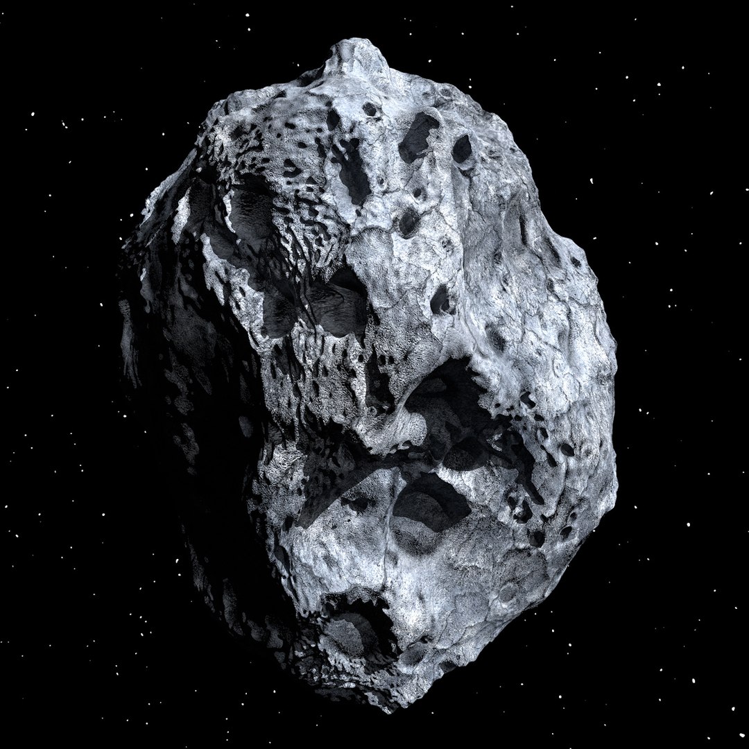 Modeled Asteroid 3d Model