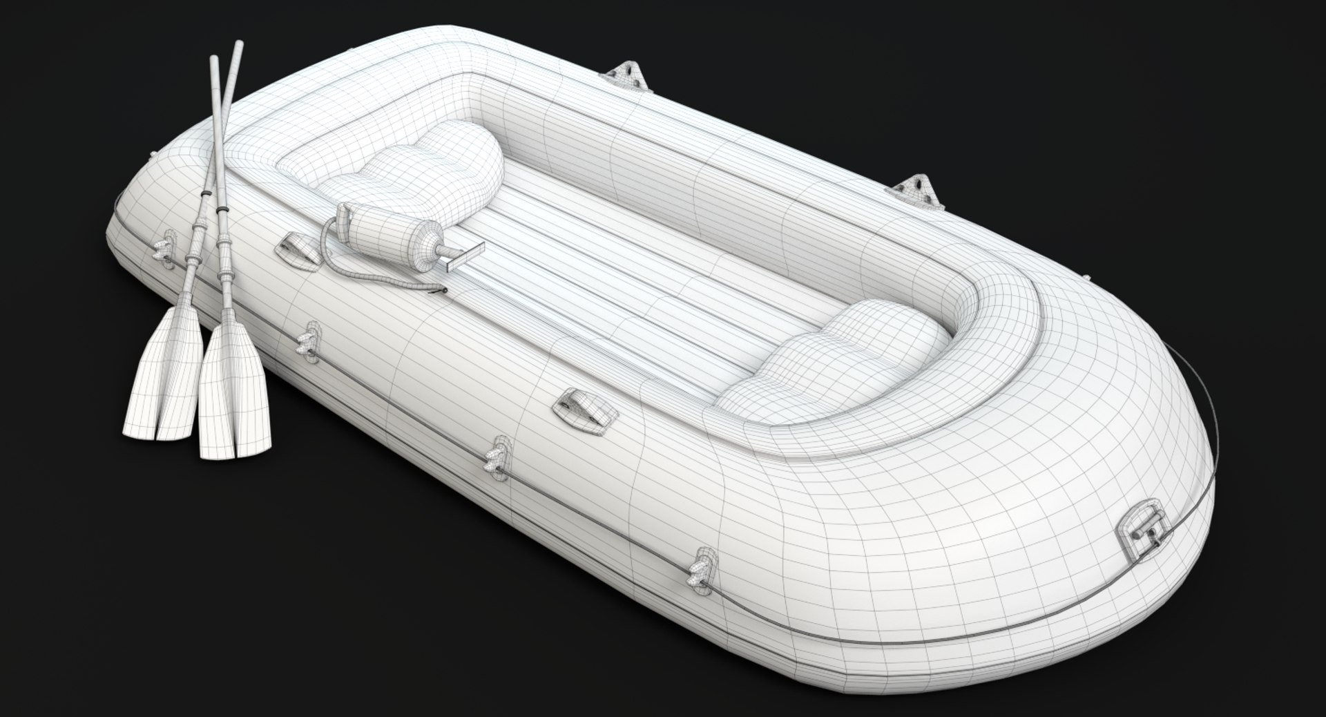 3D Inflatable Boat Model - TurboSquid 1152819