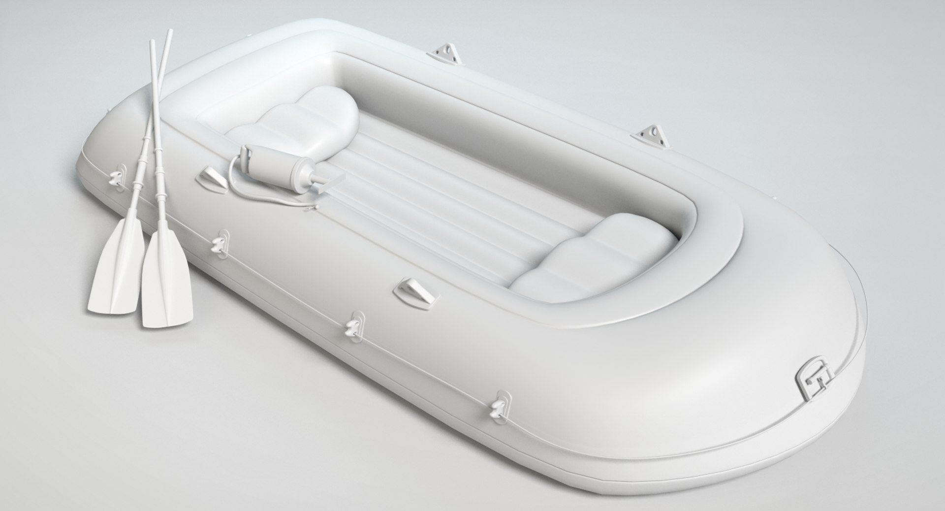 3D Inflatable Boat Model - TurboSquid 1152819