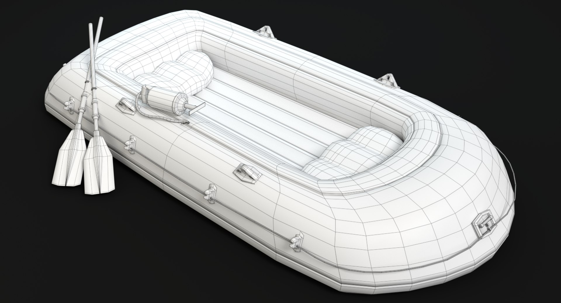 3D Inflatable Boat Model - TurboSquid 1152819