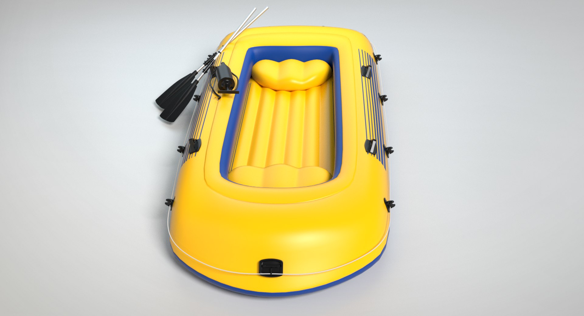 3D Inflatable Boat Model - TurboSquid 1152819