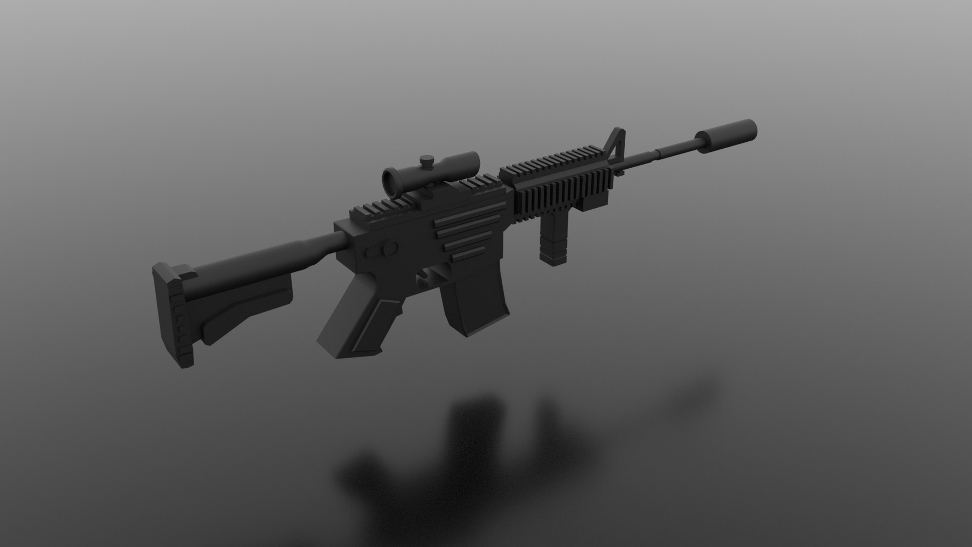 3D M416 Gun Model - TurboSquid 1794935
