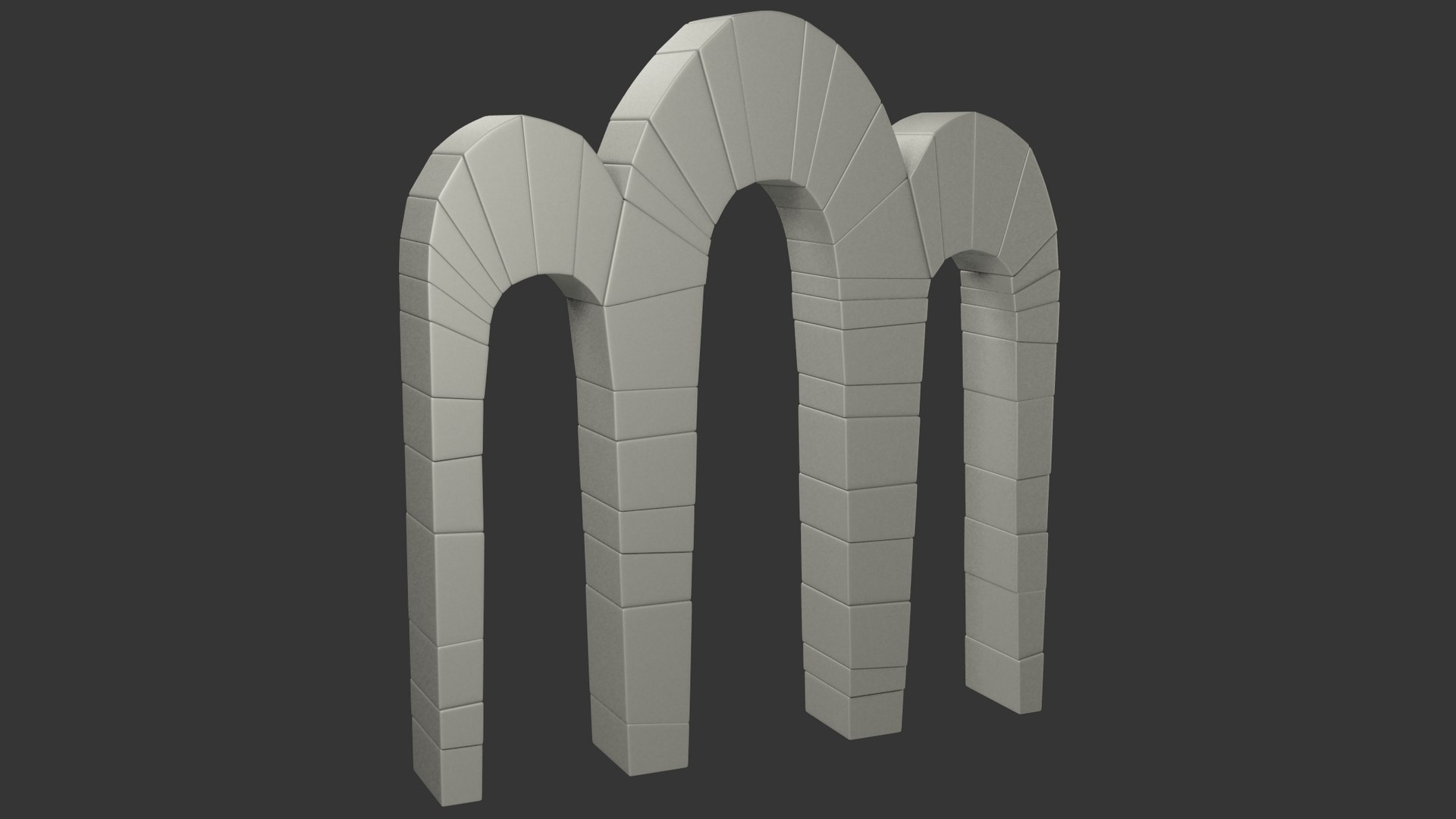 3D Stone Arc - TurboSquid 1692757
