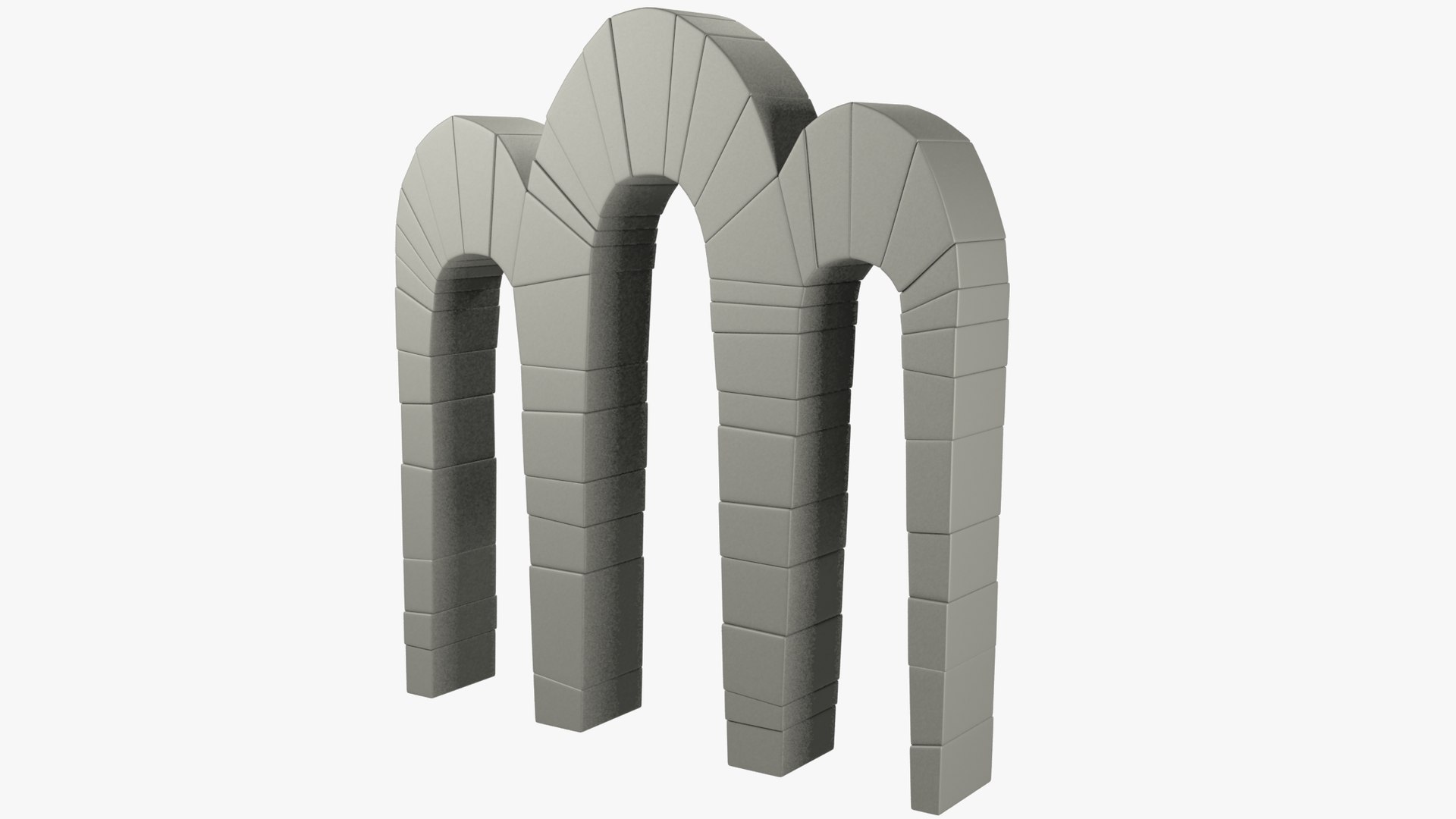 3D Stone Arc - TurboSquid 1692757