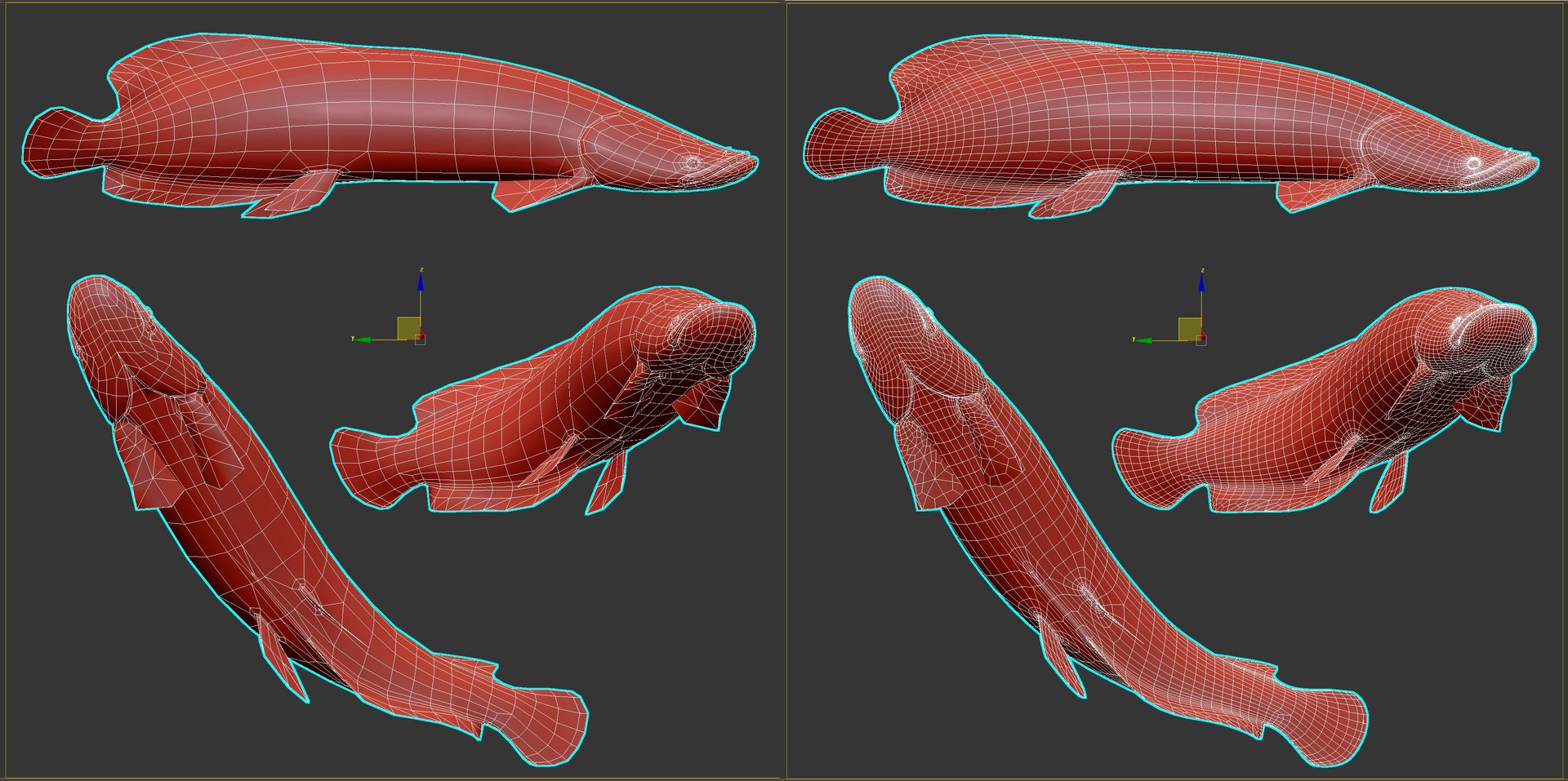 Fish Arapaima Gigas Low-poly 3D Model - TurboSquid 1923192