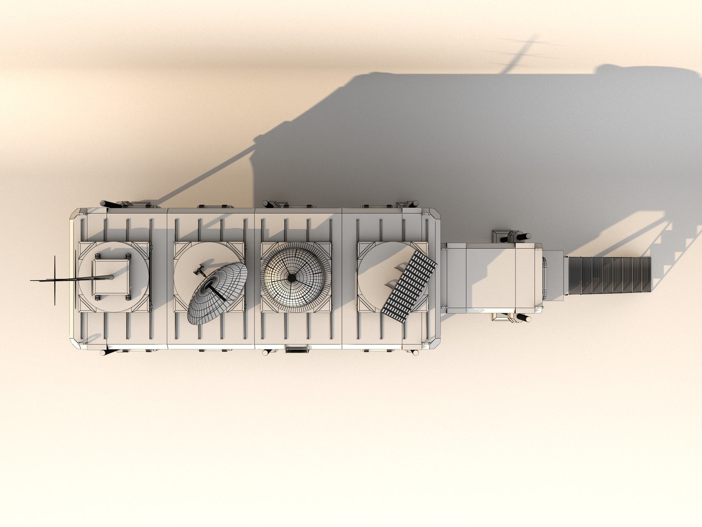 3D Military Modular Mobile Base - Bunker Low-poly Model - TurboSquid ...