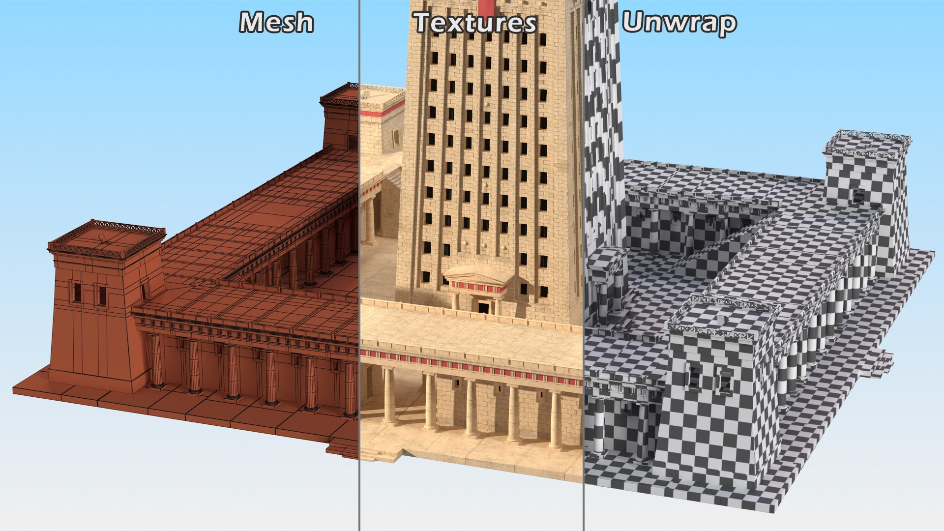 3D Lighthouse of Alexandria model - TurboSquid 1744184