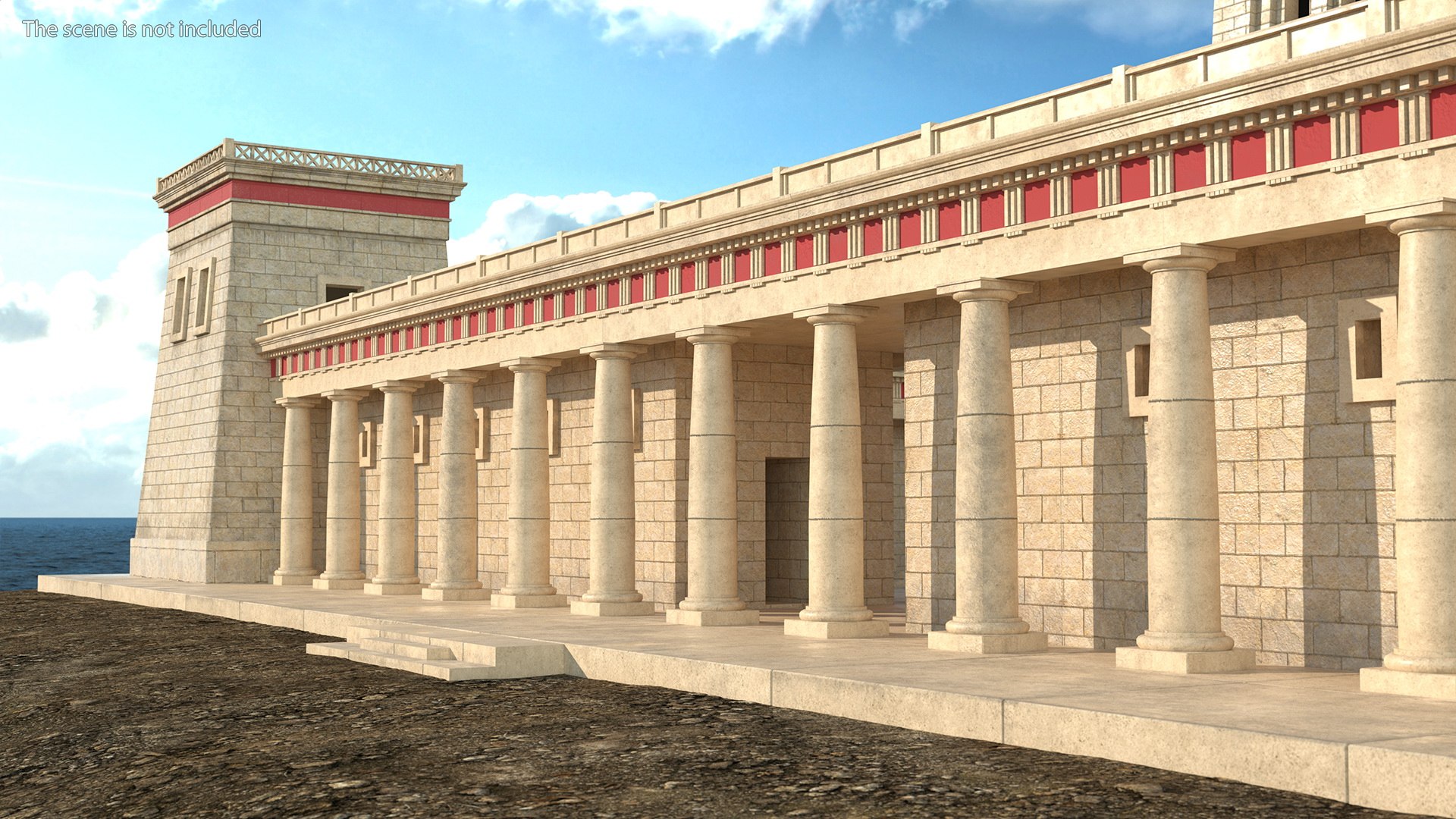 3D Lighthouse of Alexandria model - TurboSquid 1744184