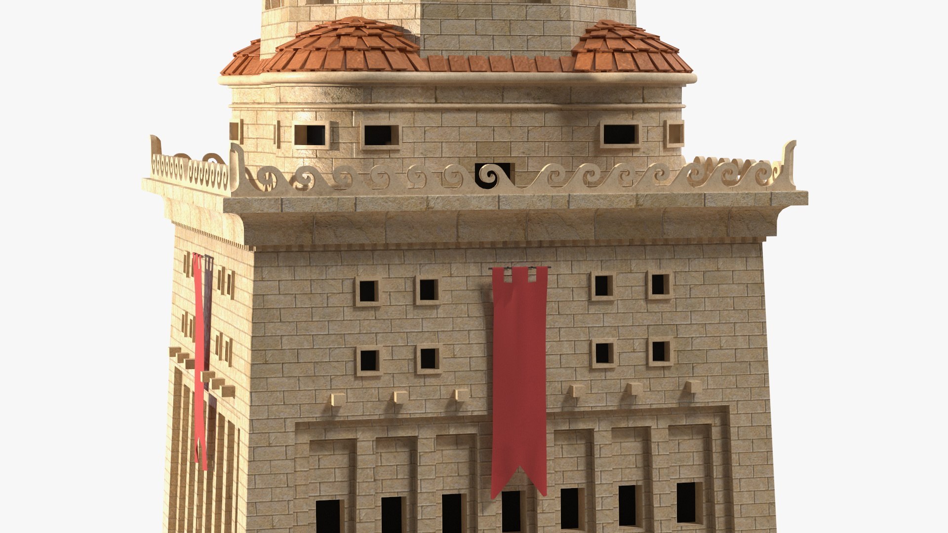 3D Lighthouse of Alexandria model - TurboSquid 1744184