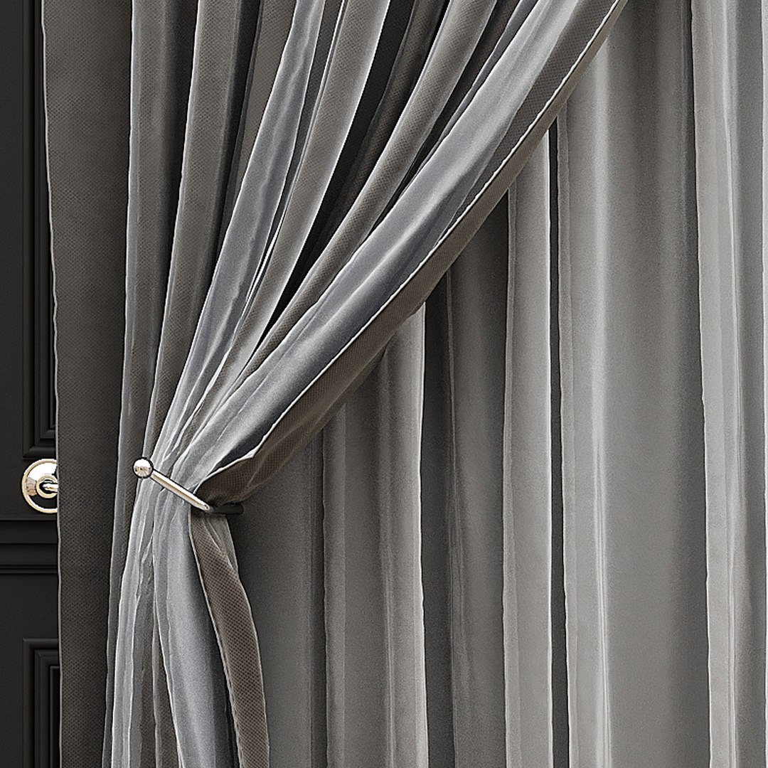 Curtain Set 522C 3D Model - TurboSquid 2117695