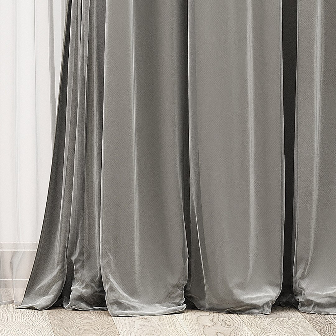 Curtain Set 522C 3D Model - TurboSquid 2117695