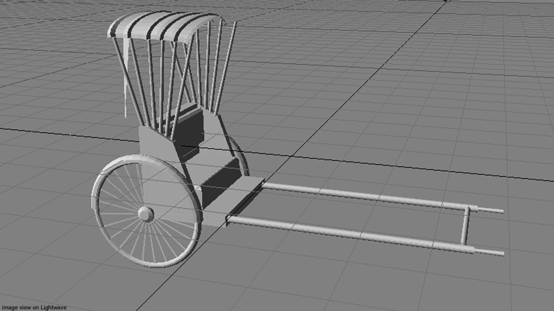3d Model Ricksha Rickshaw