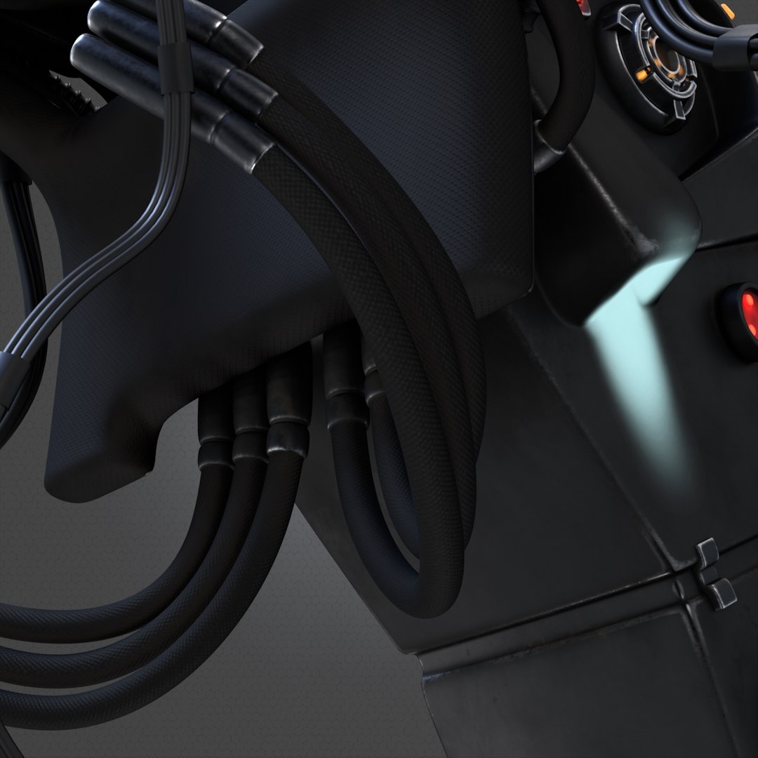 jetpack pbr marmoset 3d model