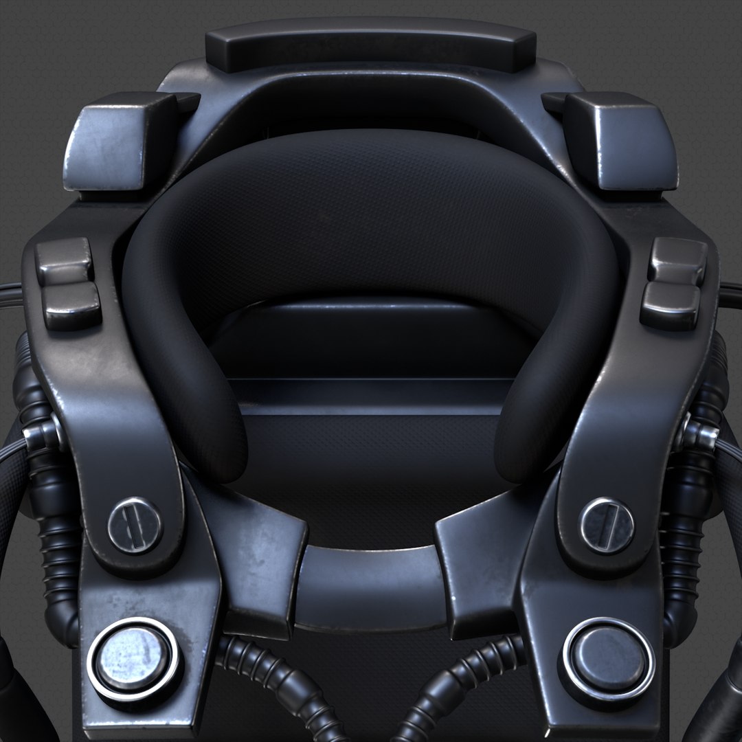 jetpack pbr marmoset 3d model