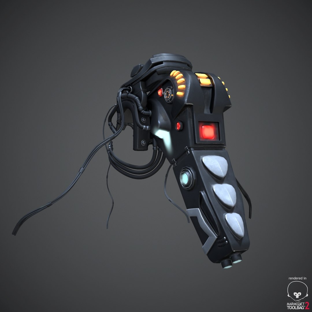 jetpack pbr marmoset 3d model