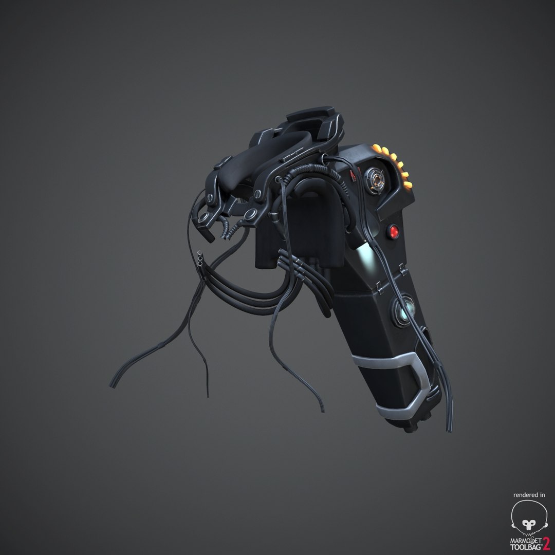 jetpack pbr marmoset 3d model