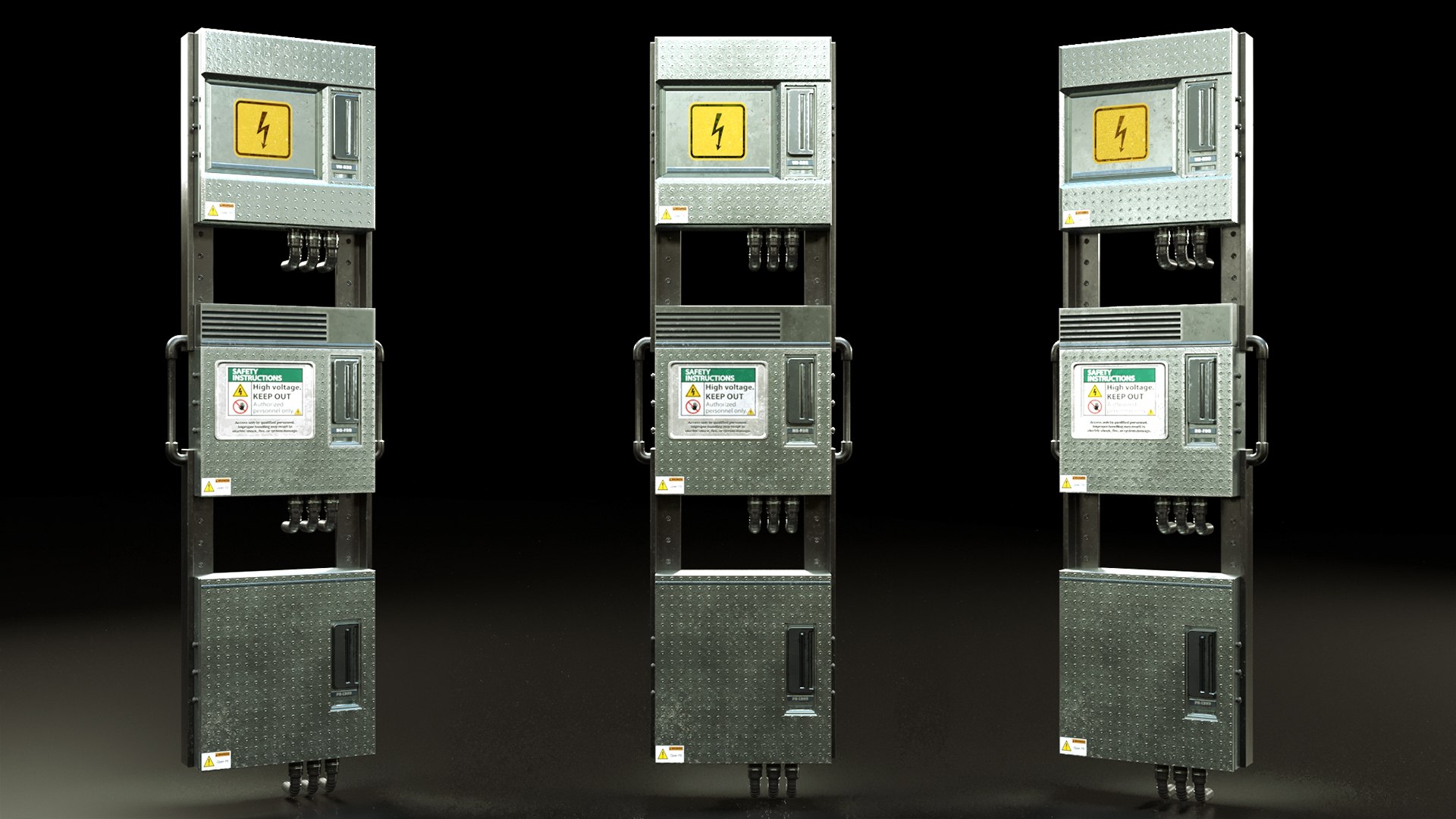 3D Electrical Boxes And Panels - TurboSquid 2336778