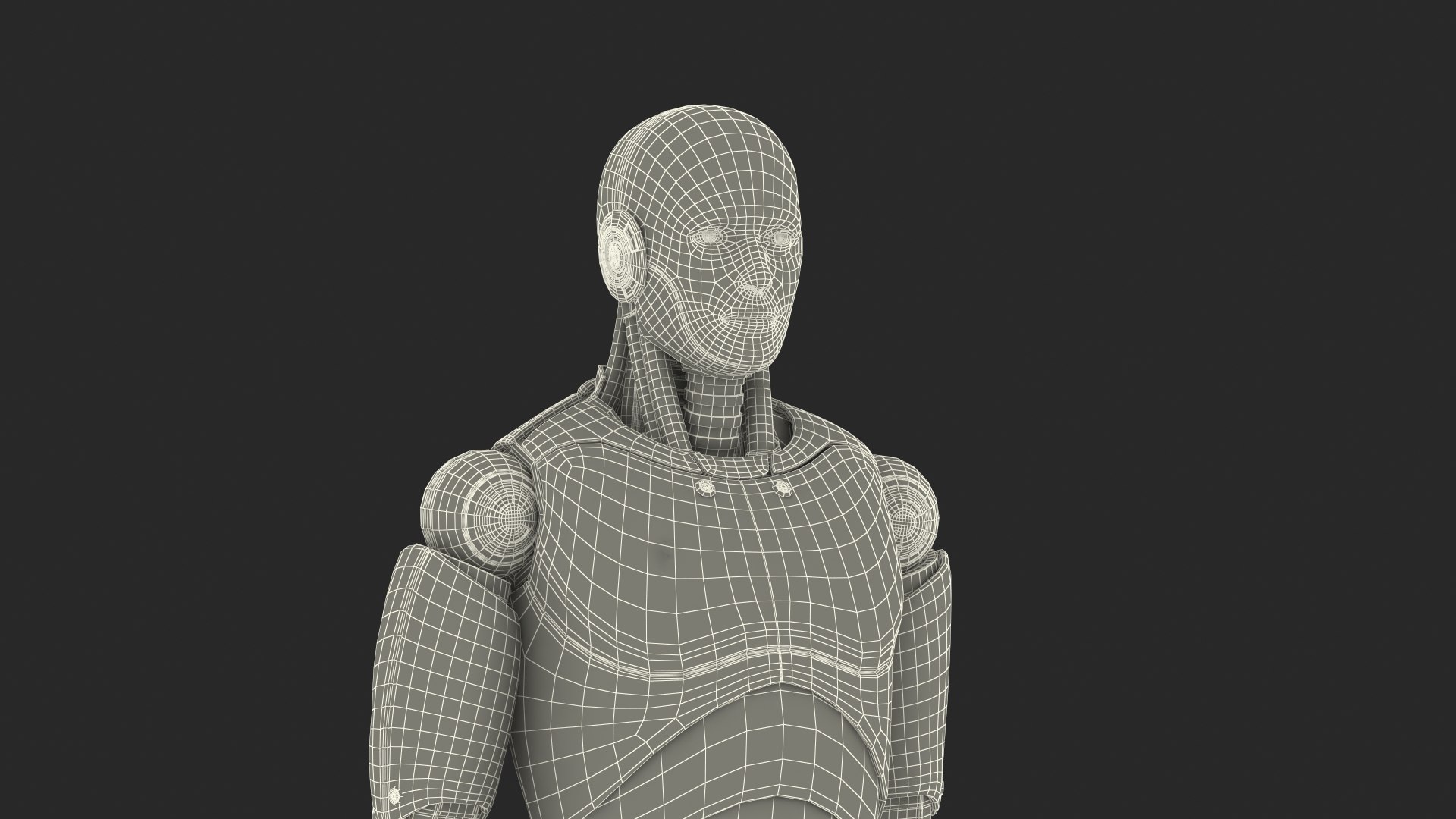 3D model Sci Fi Humanoid Male Robot Standing Pose - TurboSquid 2099504