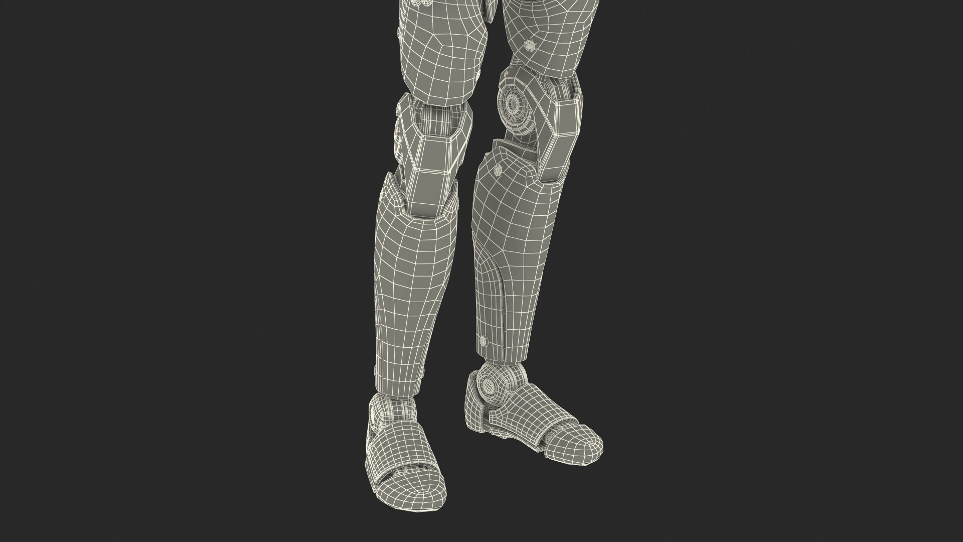 3D model Sci Fi Humanoid Male Robot Standing Pose - TurboSquid 2099504