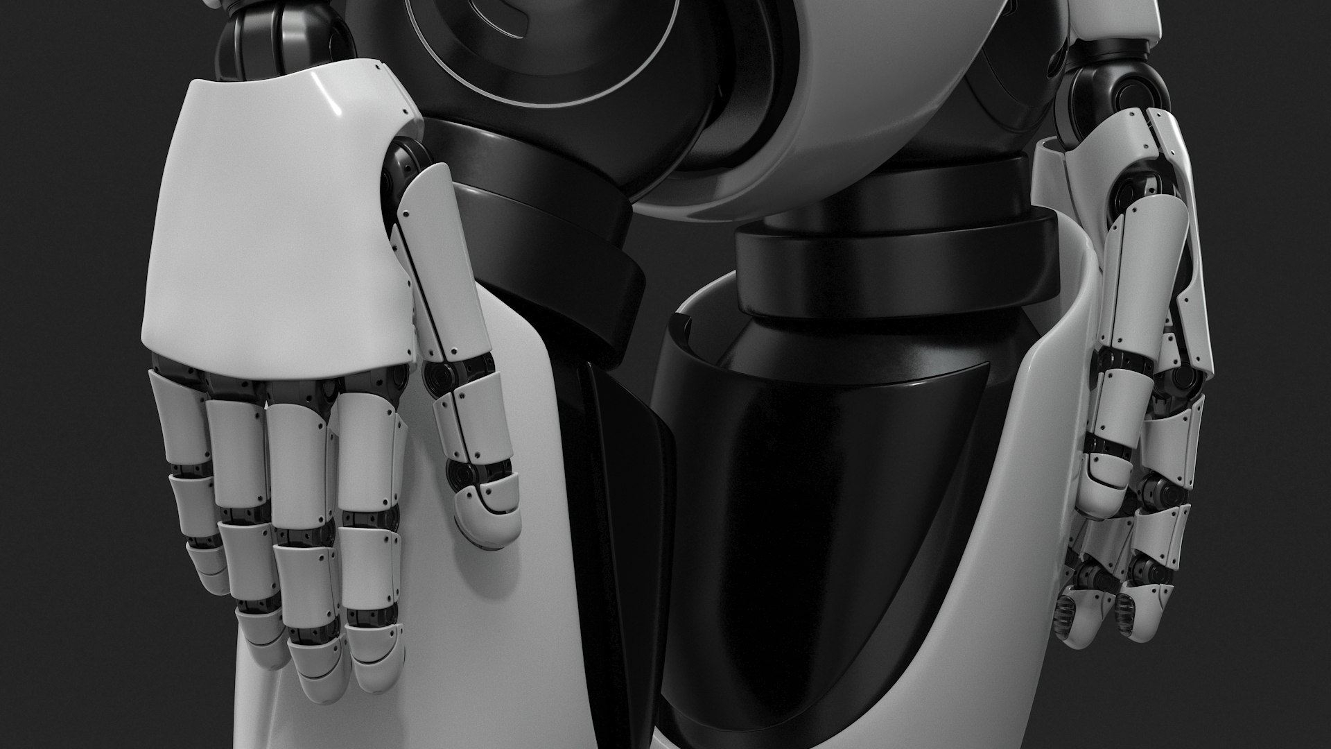 3D model Sci Fi Humanoid Male Robot Standing Pose - TurboSquid 2099504