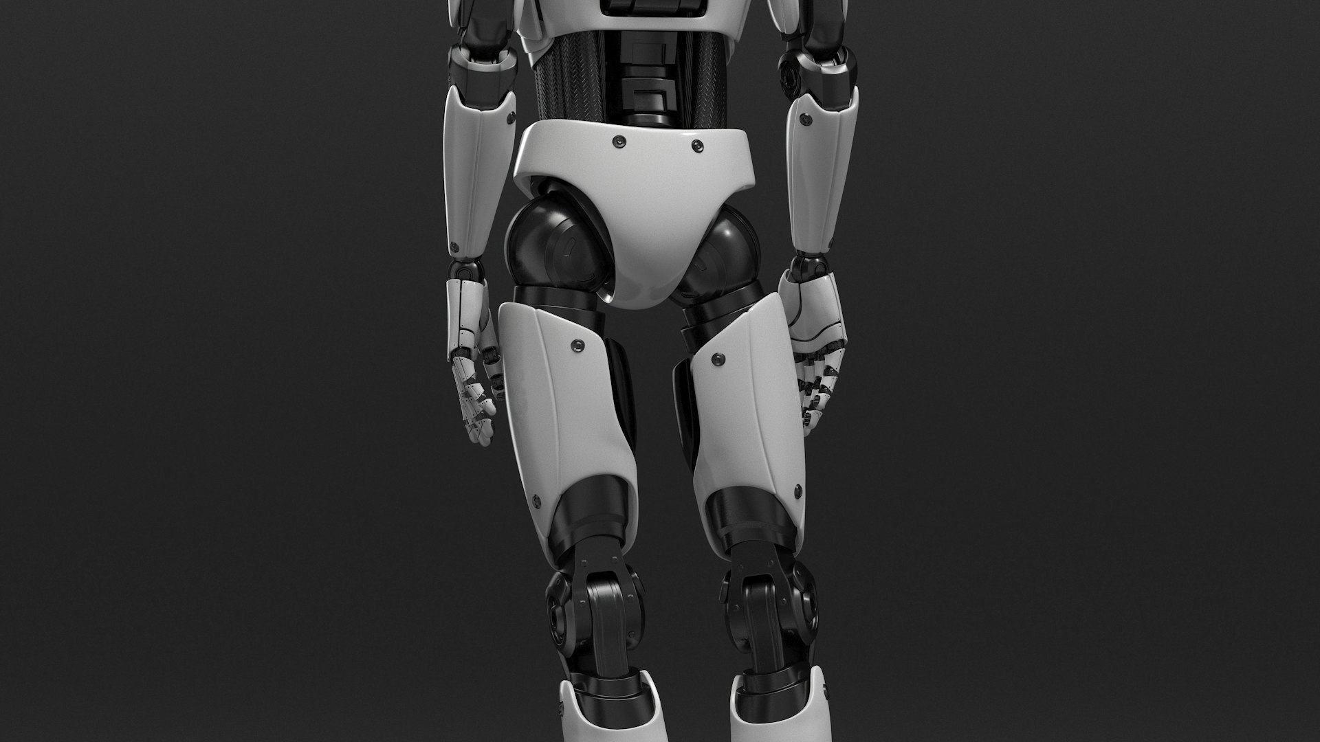 3D model Sci Fi Humanoid Male Robot Standing Pose - TurboSquid 2099504
