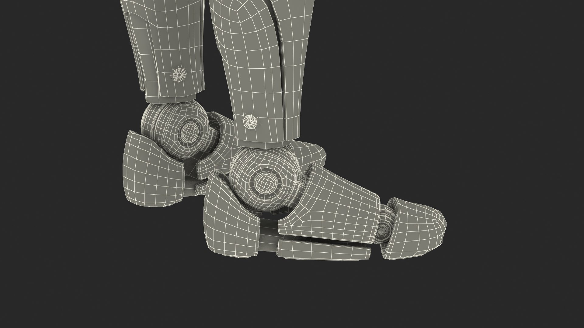 3D model Sci Fi Humanoid Male Robot Standing Pose - TurboSquid 2099504